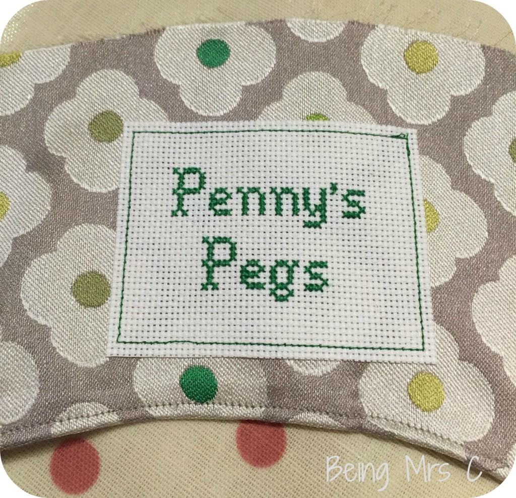 The fanciest peg bag ever! - Being Mrs C