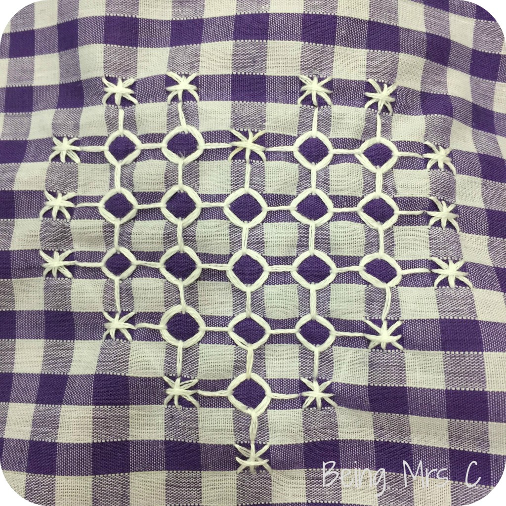 My fortnight in crafts - upcycling and chicken scratch embroidery ...